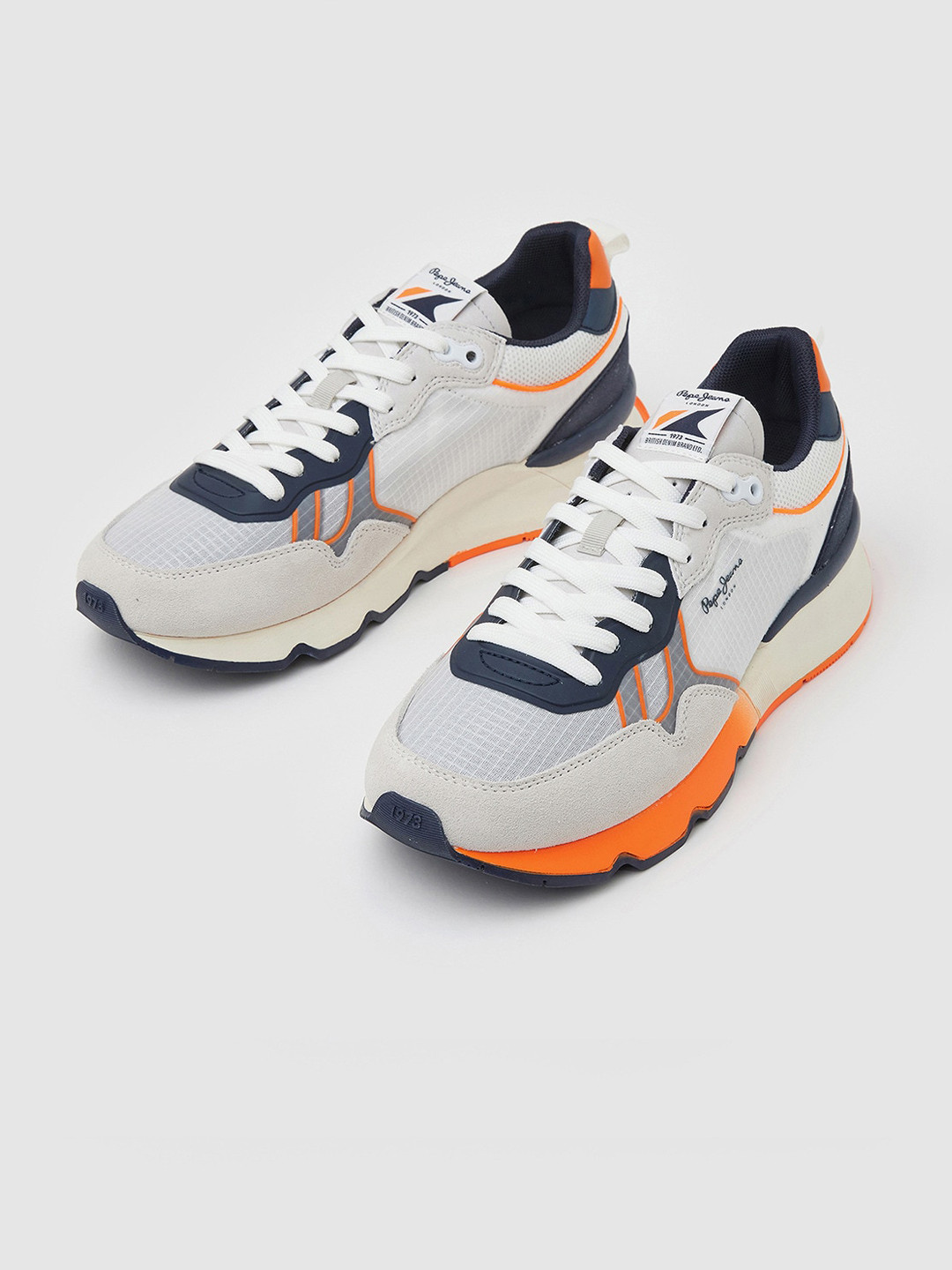 Buy Pepe Jeans Men Brit Pro Neon M Sneakers - Casual Shoes for Men ...