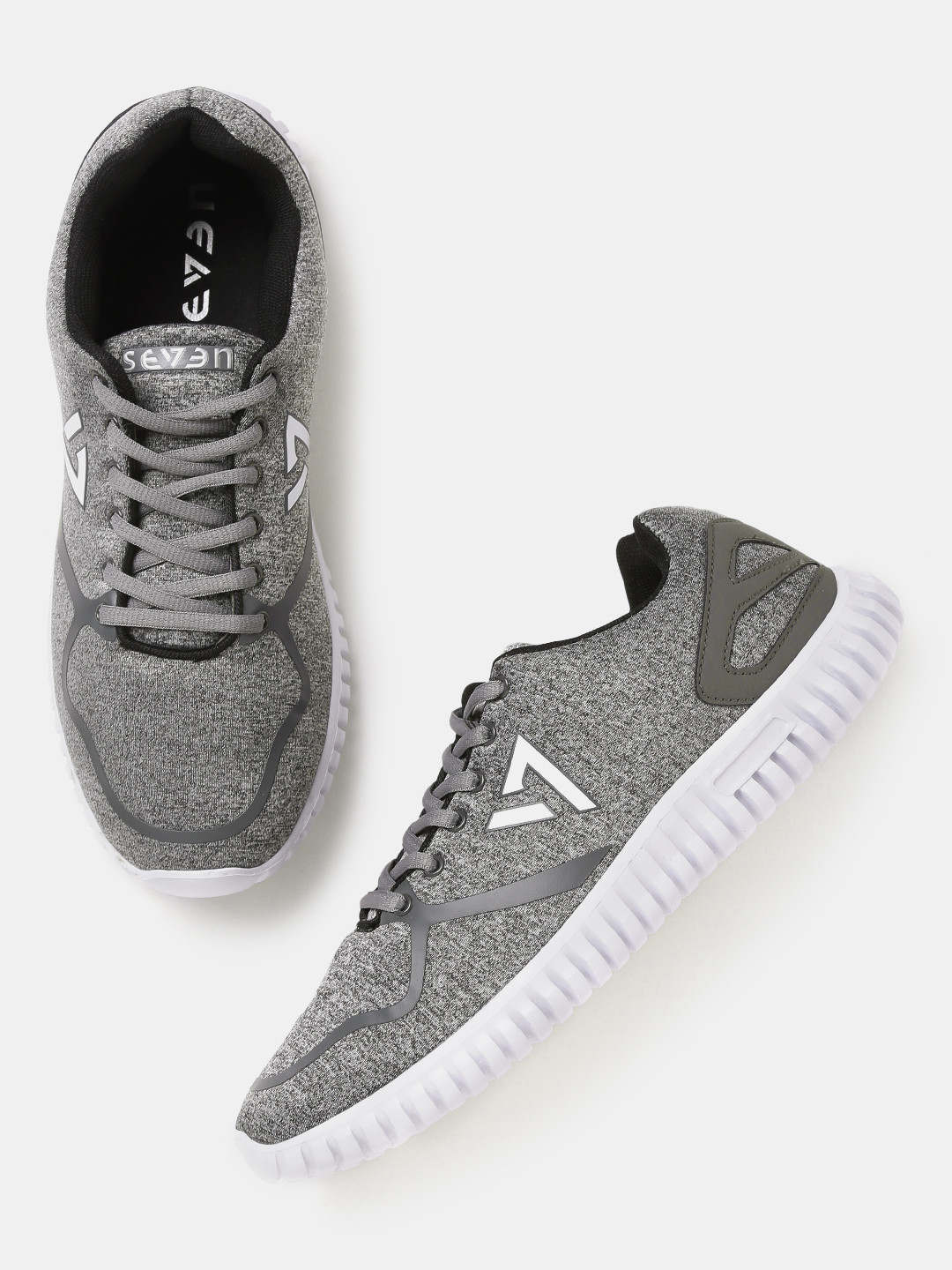 Buy SEVEN By MS Dhoni Men Grey Kepler Trail Running Shoes - Sports ...