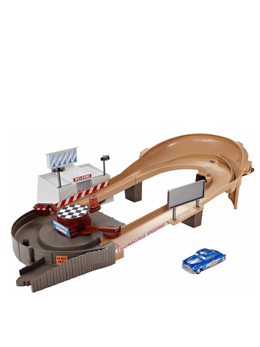 Buy Mattel Multi Color Cars Thomasville Racing Speedway Track Set - Toy ...