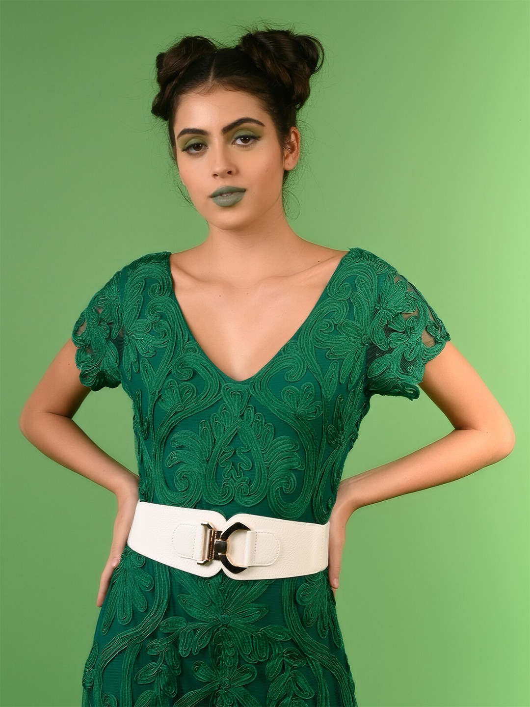 Buy ODETTE Women Interlock Broad Belt - Belts for Women 22359186 | Myntra