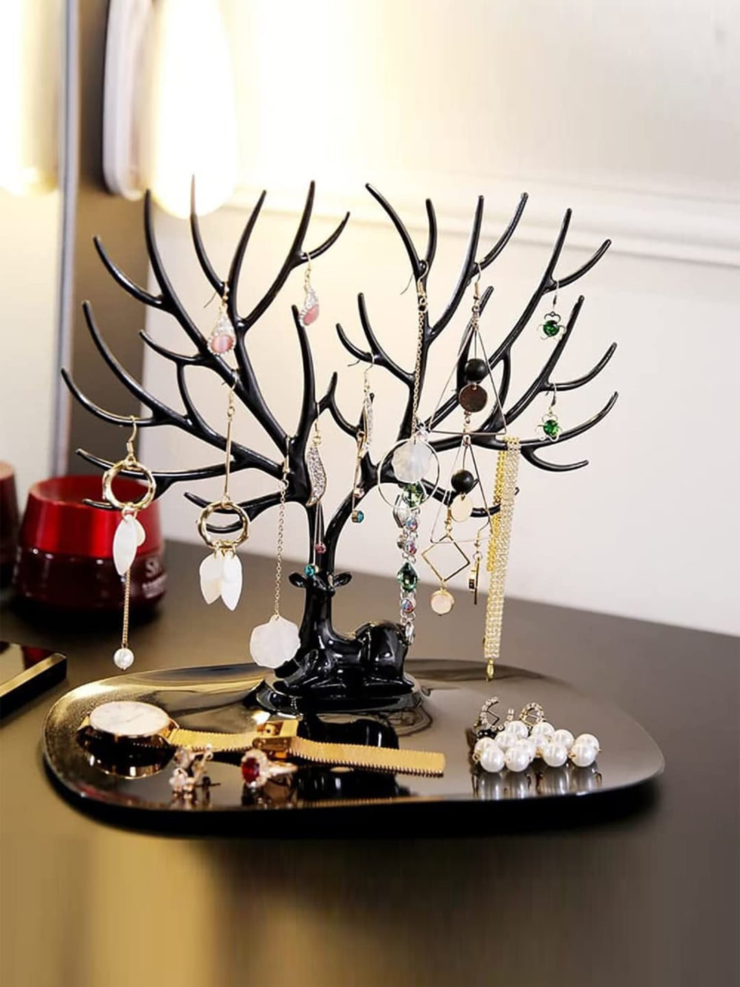 Buy Kuber Industries Black Deer Tree Key Holder - Key Holders for ...