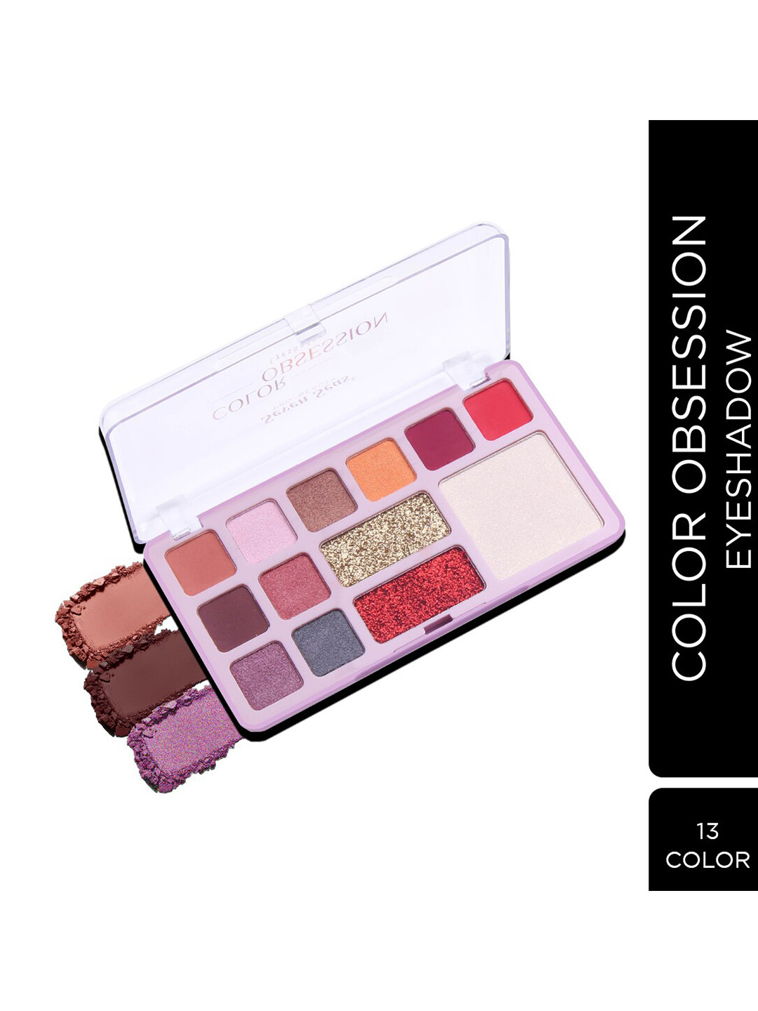 Buy Seven Seas Color Obsession 13 Pigmented Colors Eyeshadow Palette 32 ...