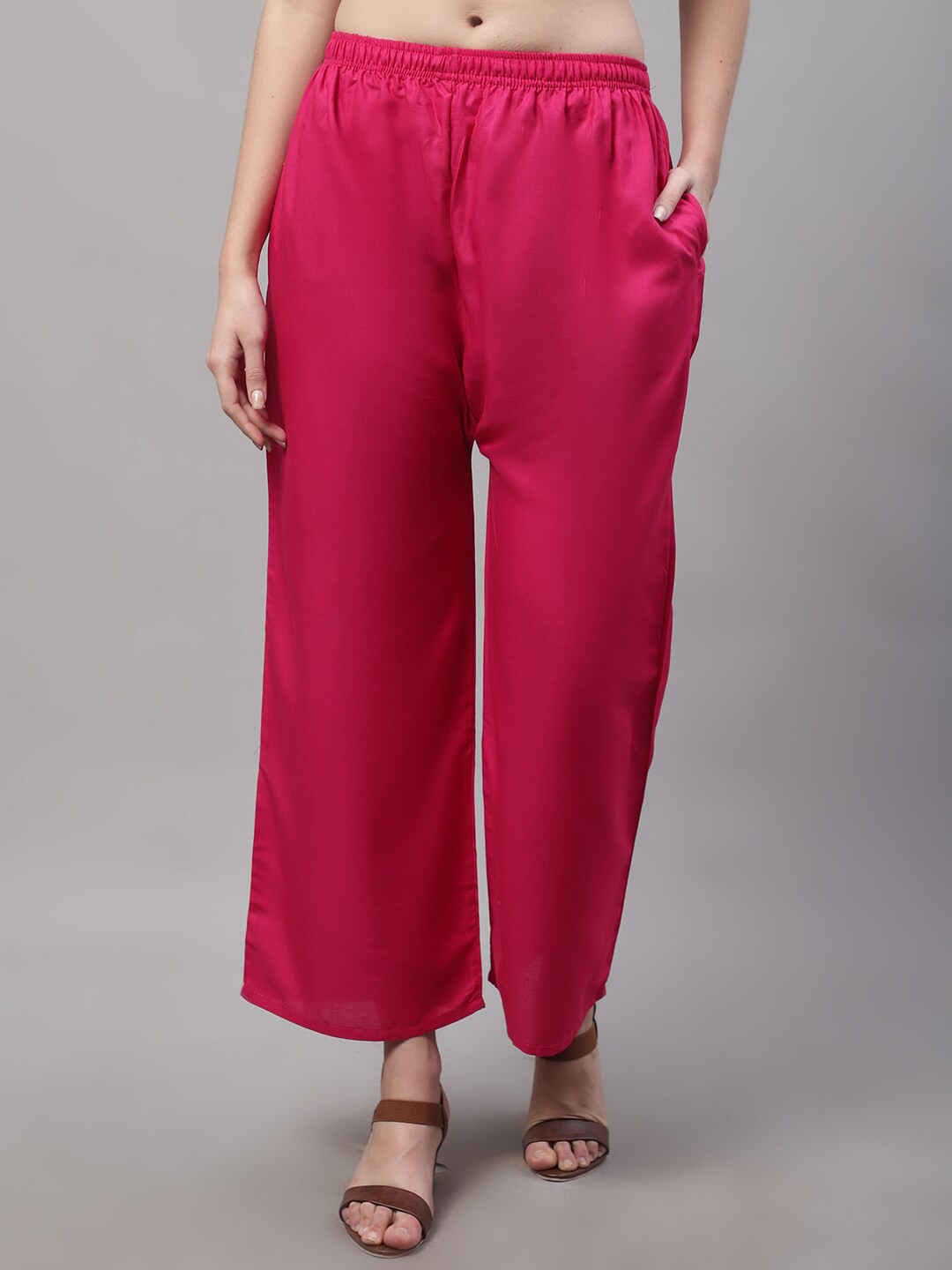 Buy Gracit Women Flared Knitted Ethnic Palazzos Palazzos For Women