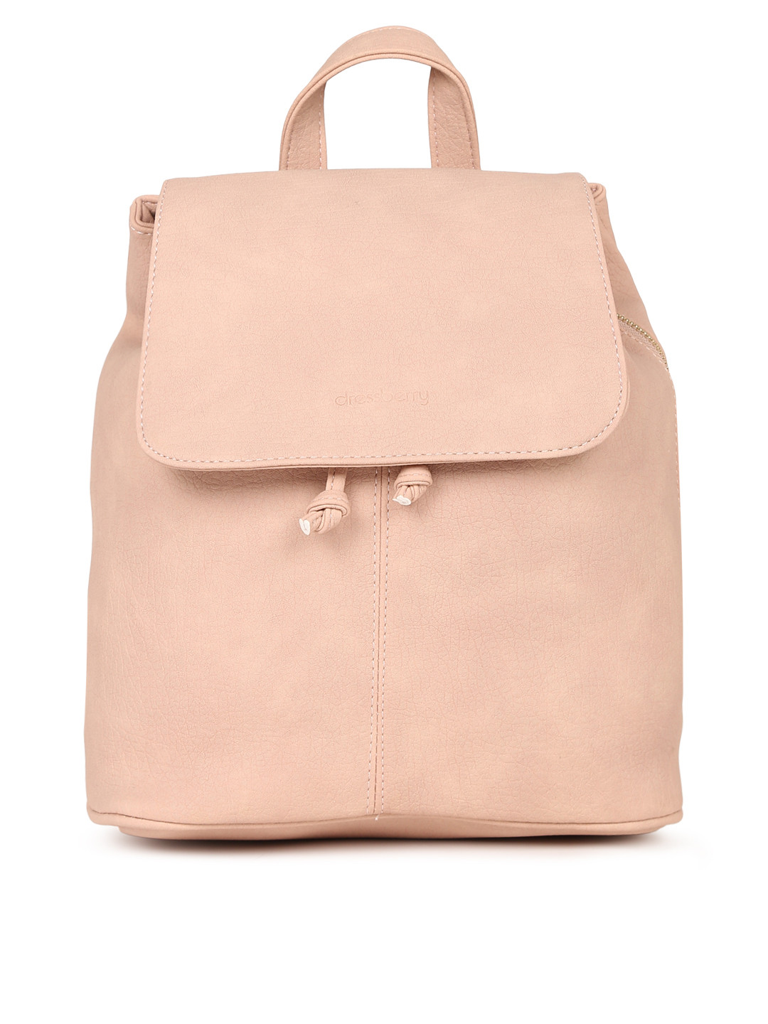 Buy DressBerry Women Pink Solid Backpack - Backpacks for Women 2237134 ...