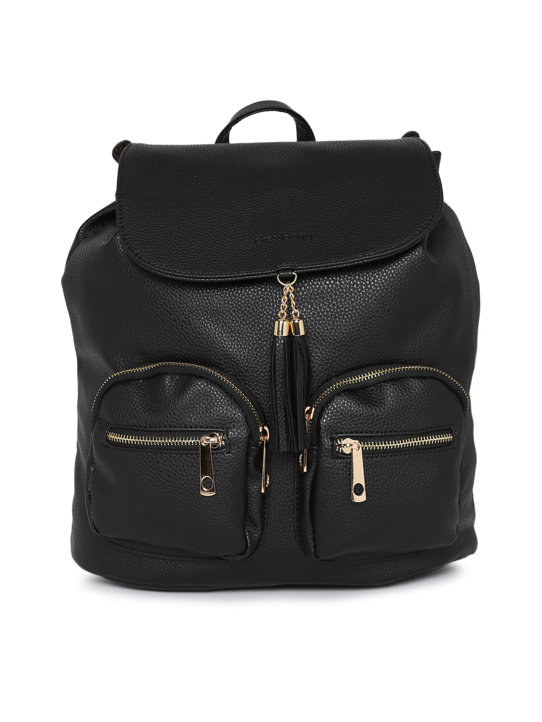 Buy DressBerry Women Black Solid Backpack - Backpacks for Women 2237139 ...