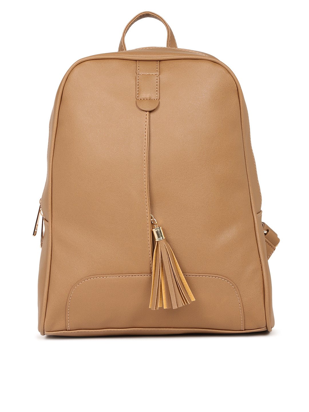 Buy DressBerry Women Beige Solid Backpack - Backpacks for Women 2237143 ...