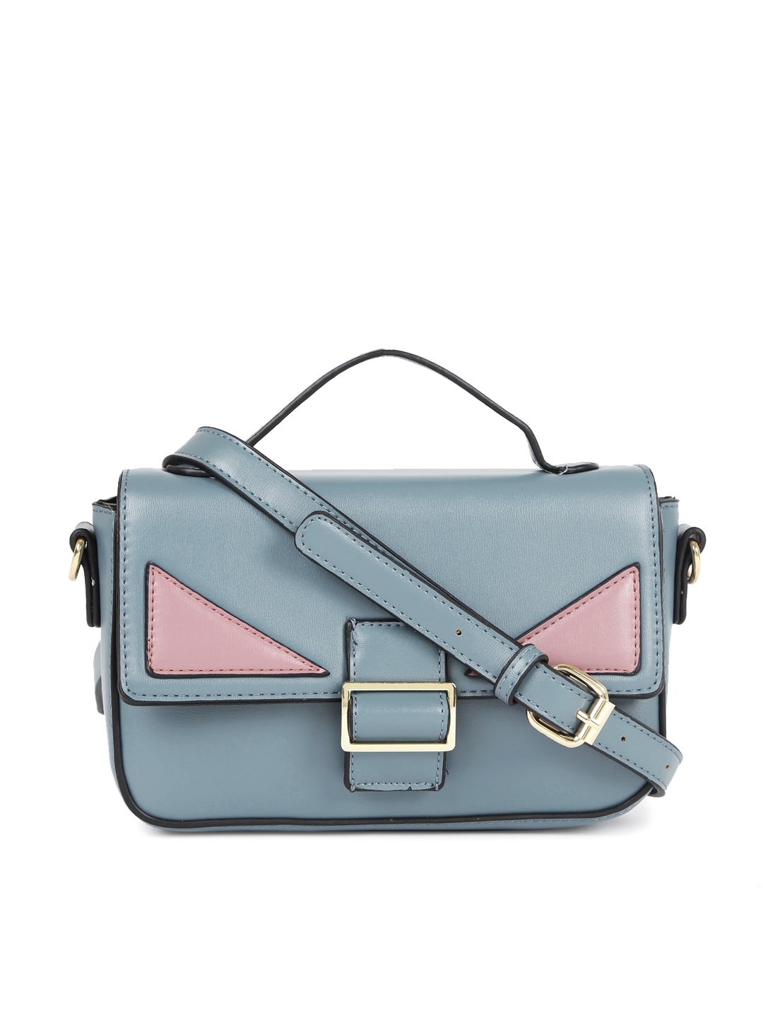 Buy DressBerry Blue & Pink Colourblocked Satchel - Handbags for Women ... Buy DressBerry Blue & Pink Colourblocked Satchel - Handbags for Women ...