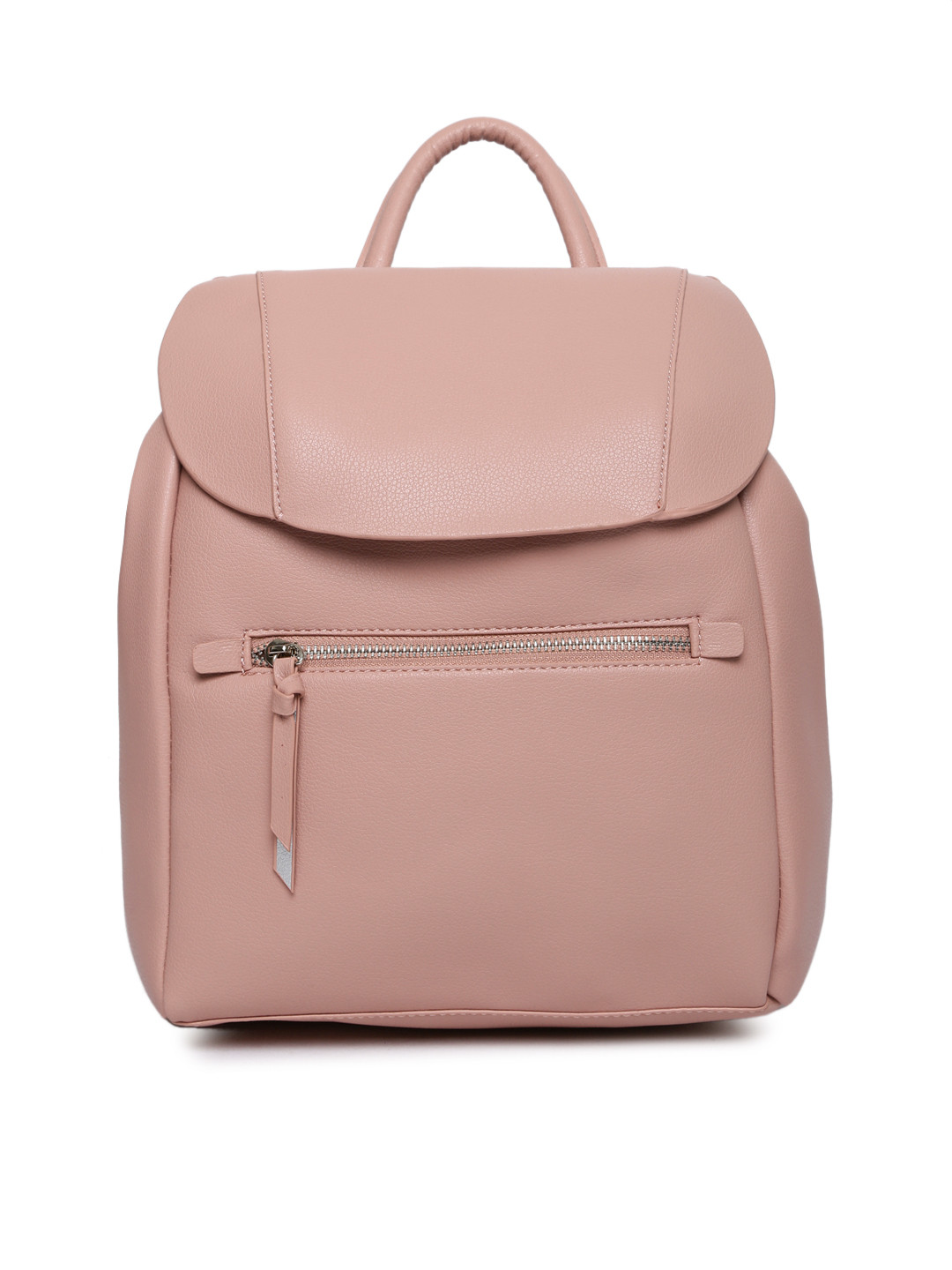 Buy Mast & Harbour Women Pink Solid Backpack - Backpacks for Women ...