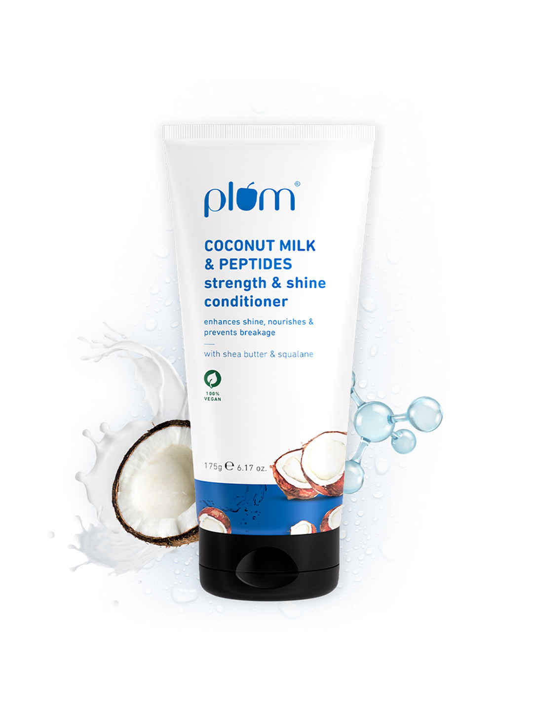 Buy Plum Coconut Milk & Peptides Strength & Shine Conditioner For ...