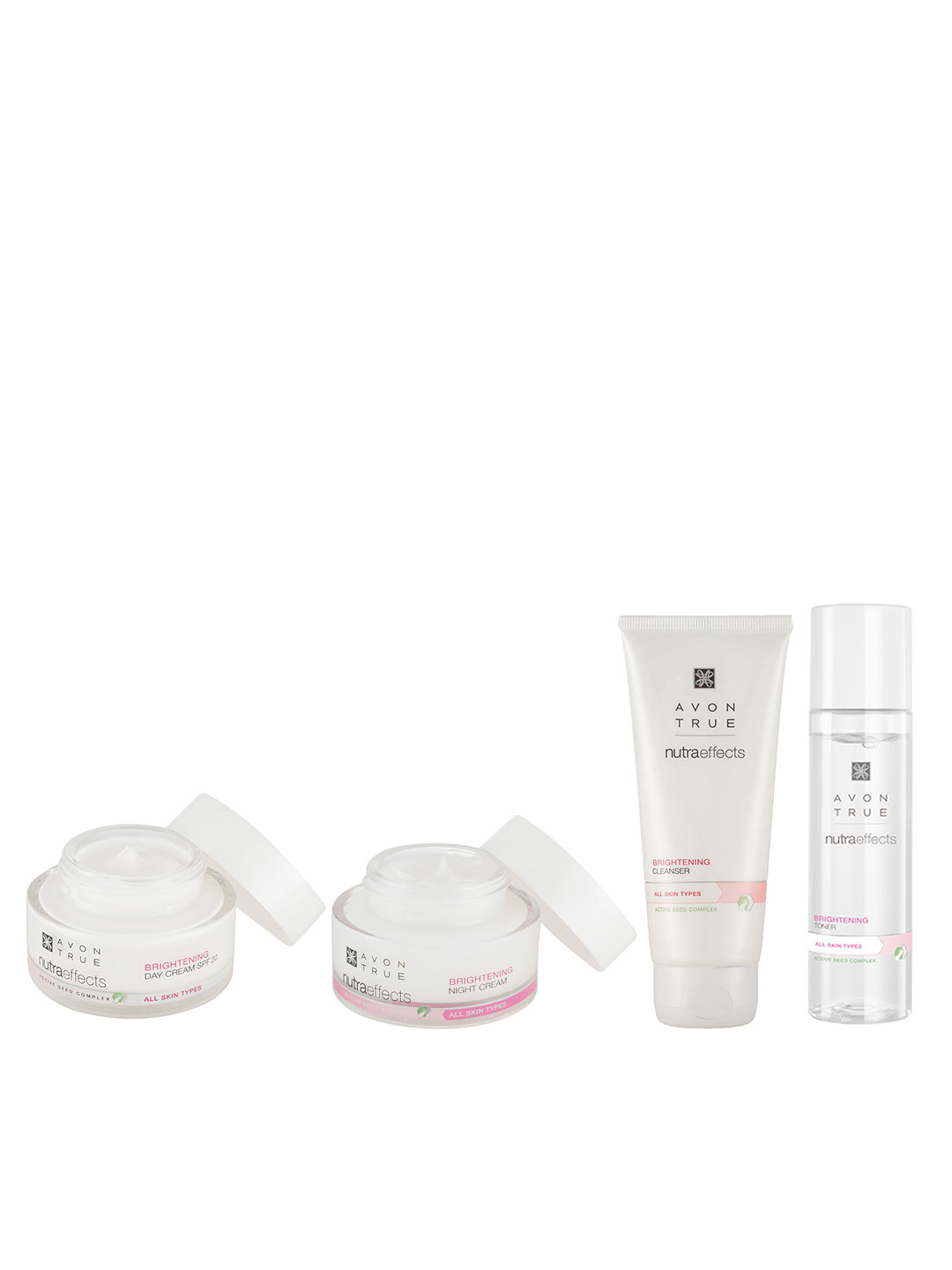 Buy Avon True Nutra Effects Brightening Regimen Set - Skin Care Combo ...