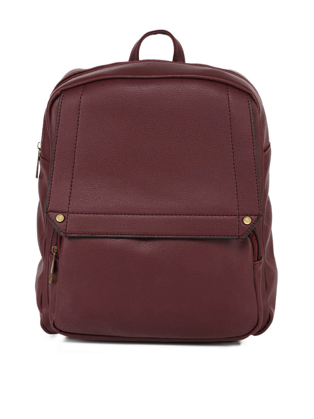 Buy Roadster Women Maroon Solid Backpack - Backpacks for Women 2238831 ...