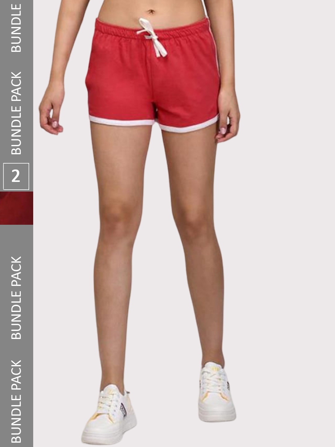 Buy Kotty Women Pack Of 2 Slim Fit Low Rise Hot Pants Shorts Shorts For Women 22389236 Myntra