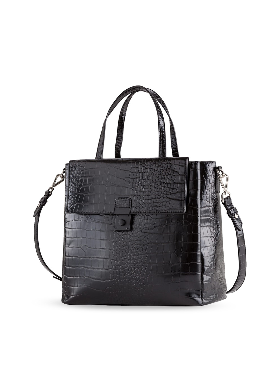 Buy CARPISA Textured Oversized Structured Handheld Bag - Handbags for ...