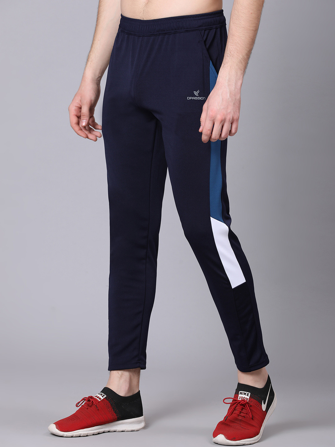 Buy Dpassion Men Regular Fit Mid Rise Track Pants - Track Pants for Men ...
