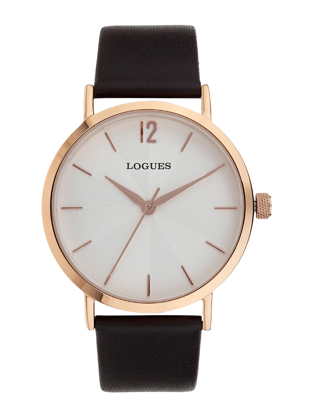 Buy LOGUES Men Leather Straps Analogue Watch G 4129 WL 02 - Watches for ...