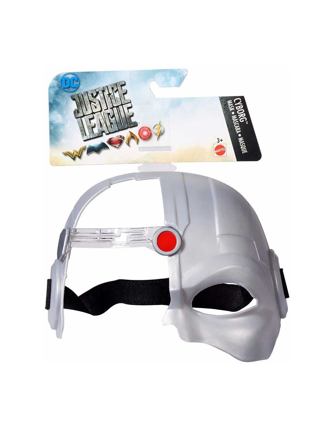 Buy Mattel Silver Toned Justice League Cyborg Mask Action Figures And ...