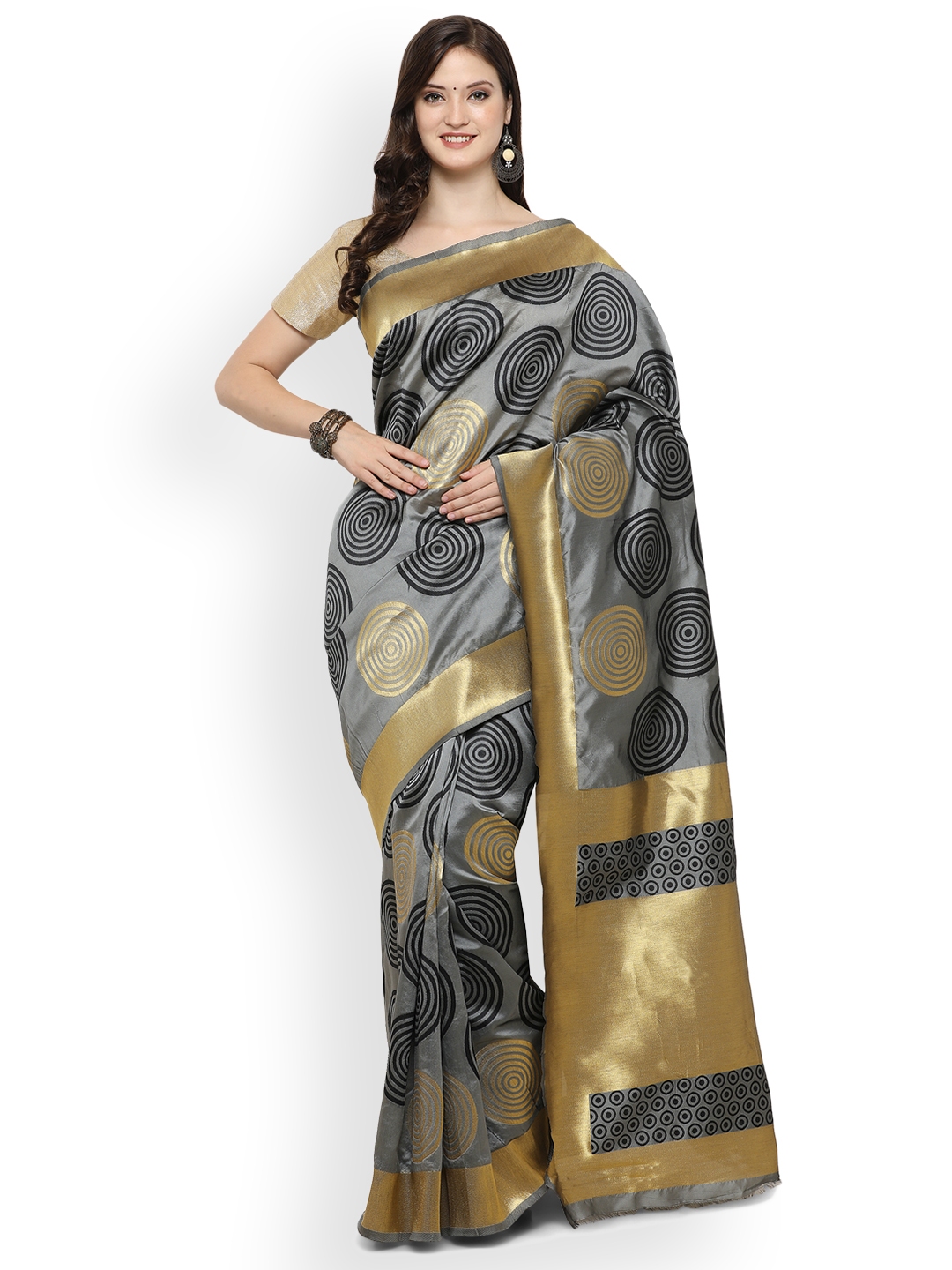 Buy Inddus Grey Art Silk Woven Design Banarasi Saree - Sarees for Women ... Buy Inddus Grey Art Silk Woven Design Banarasi Saree - Sarees for Women ...