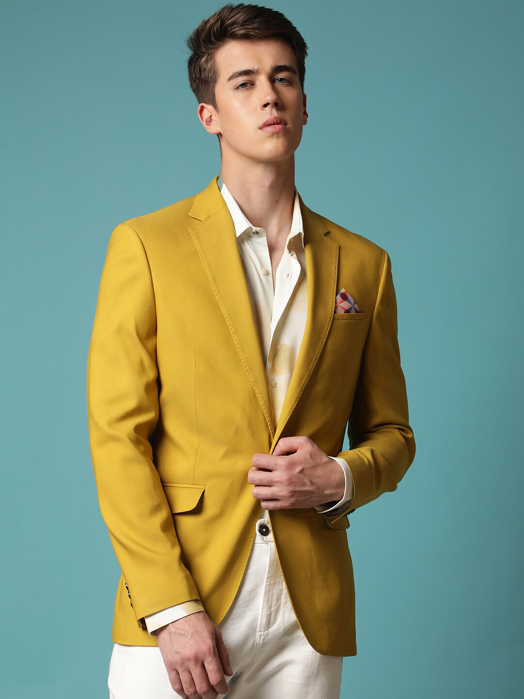 Buy RARE RABBIT Slim Fit Notched Lapel Party Blazer - Blazers for Men ...