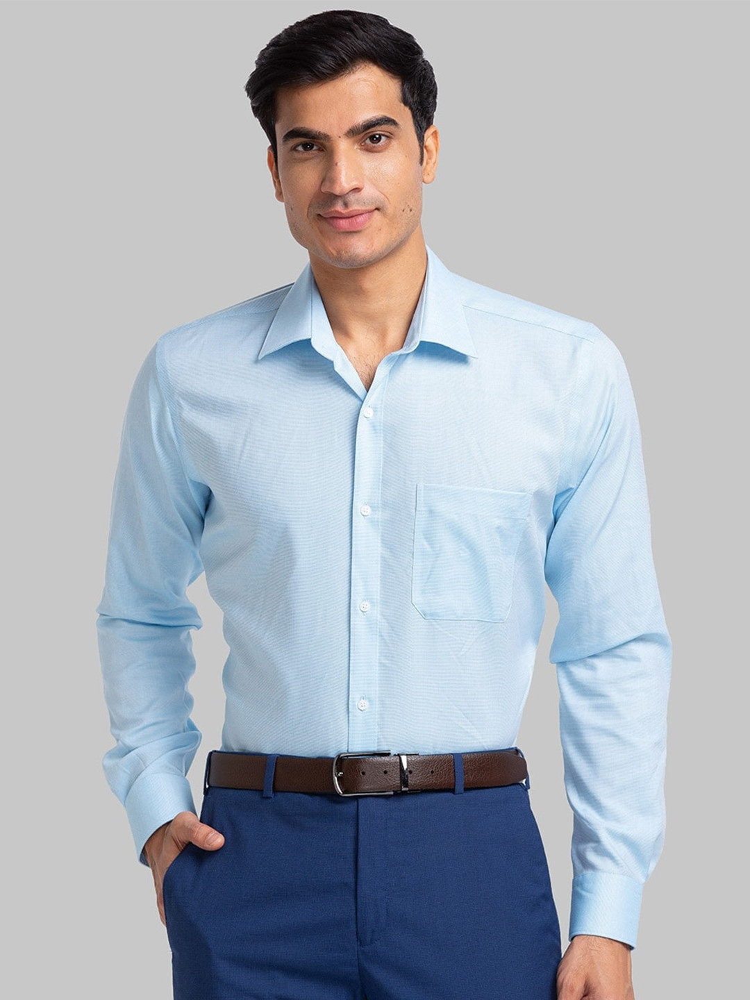 Buy Raymond Contemporary Fit Pure Cotton Formal Shirt - Shirts for Men ...