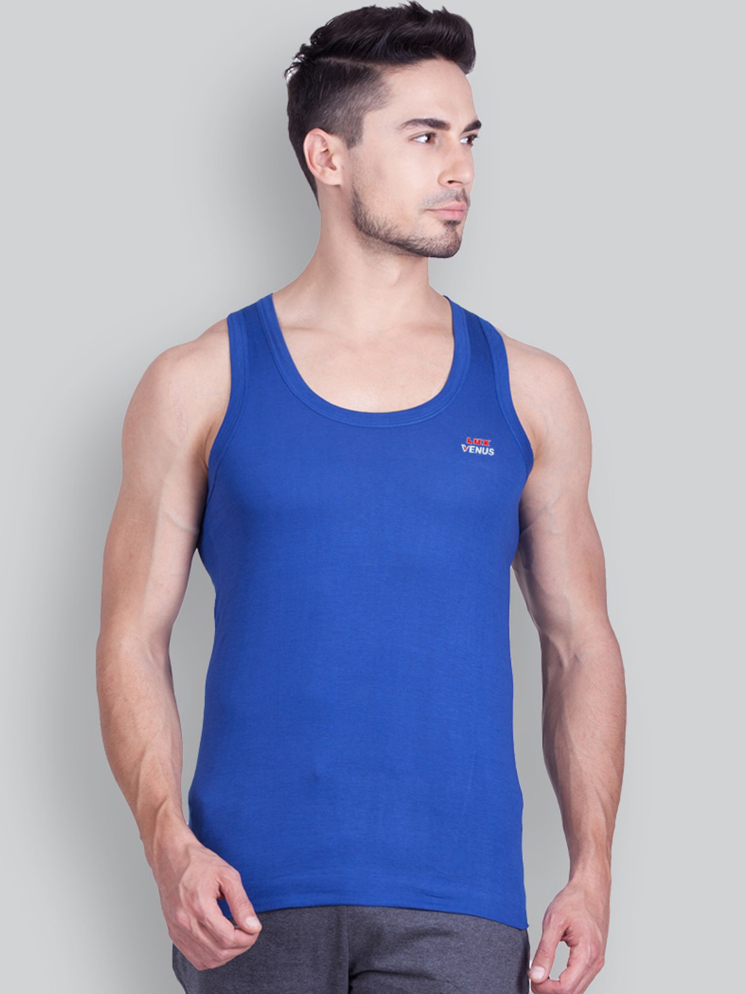 Buy LUX VENUS Pack Of 10 Assorted Pure Cotton Innerwear Vests ...