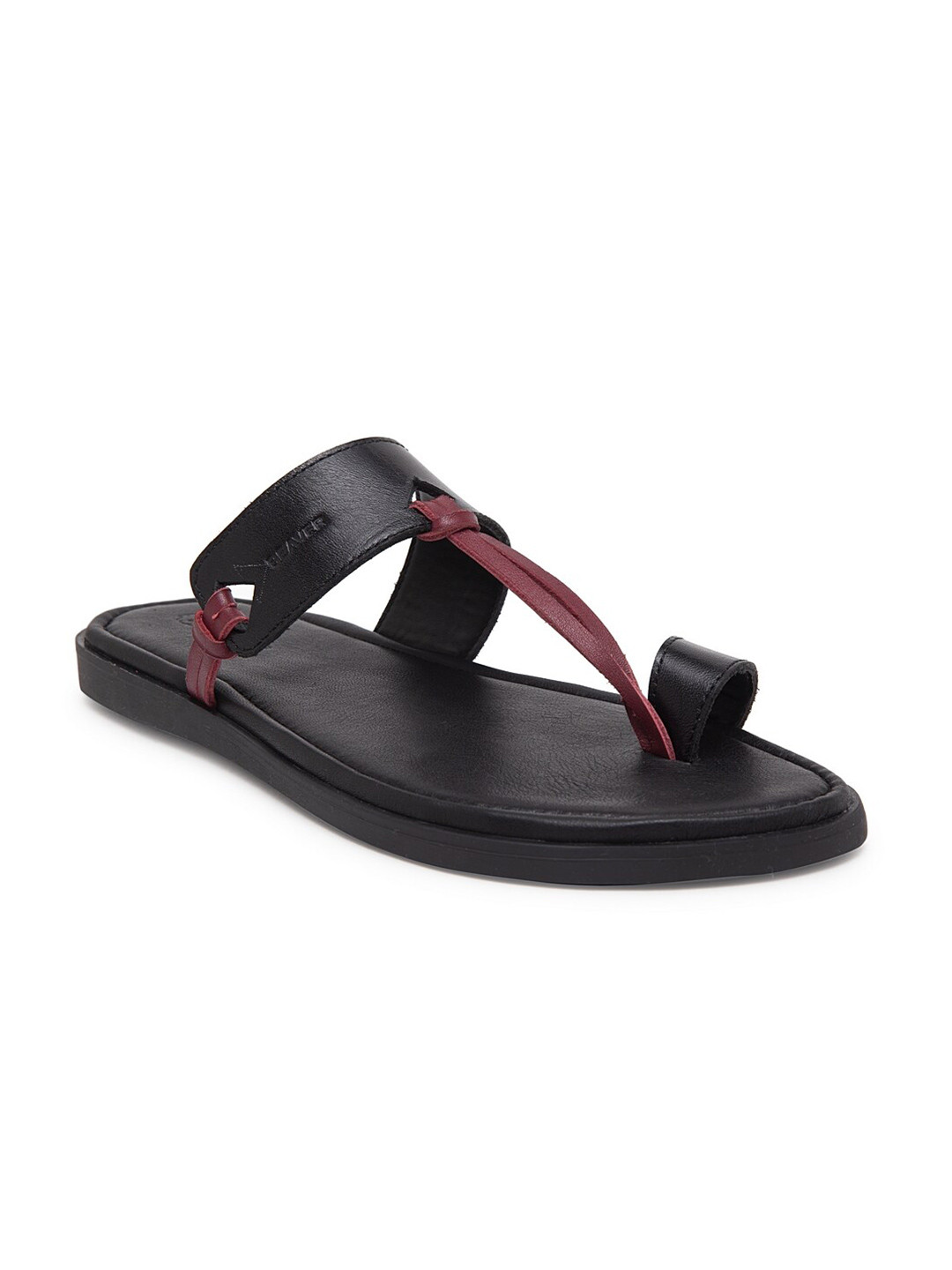 Buy BEAVER Men One Toe Leather Comfort Sandals - Sandals for Men ...