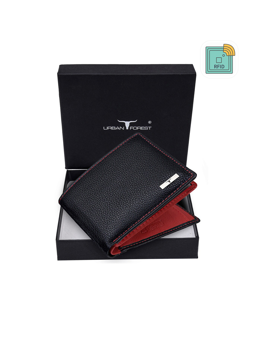 Buy URBAN FOREST Men Leather RFID Two Fold Wallet - Wallets for Men ...