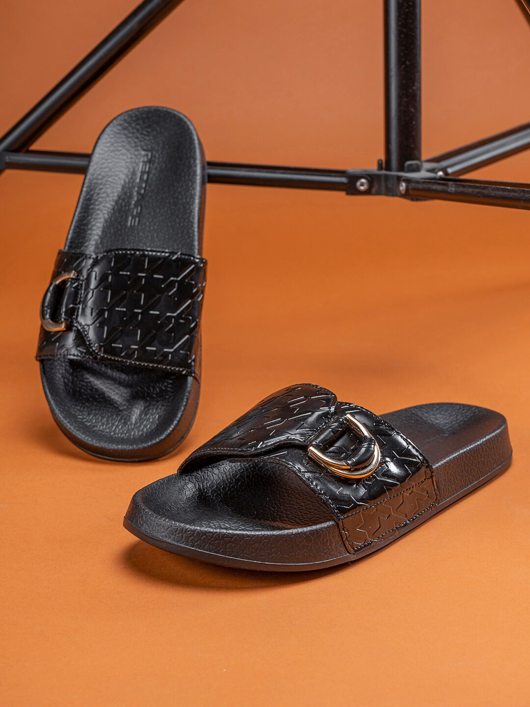 Buy Red Tape Women Textured Rubber Sliders - Flip Flops for Women ...