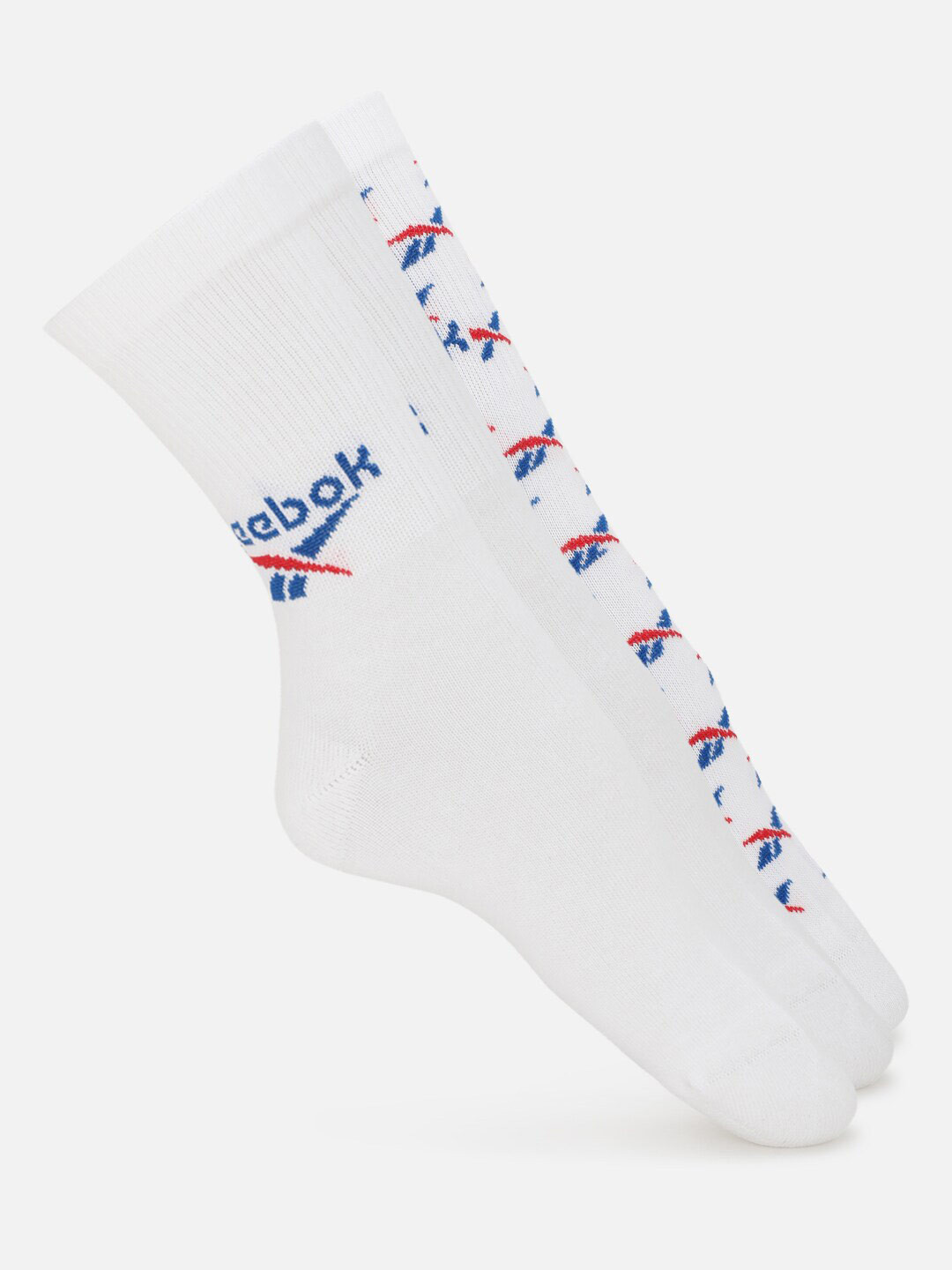 Buy Reebok Men Pack Of 3 Classics Fold Over Crew Patterned Socks ...