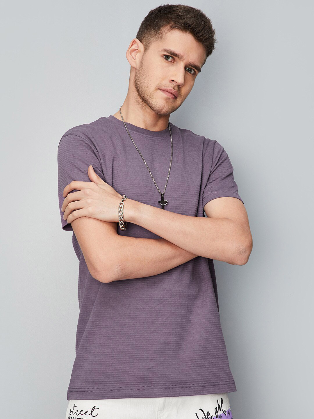 Buy Max Regular Fit Pure Cotton Casual T Shirt - Tshirts for Men ...