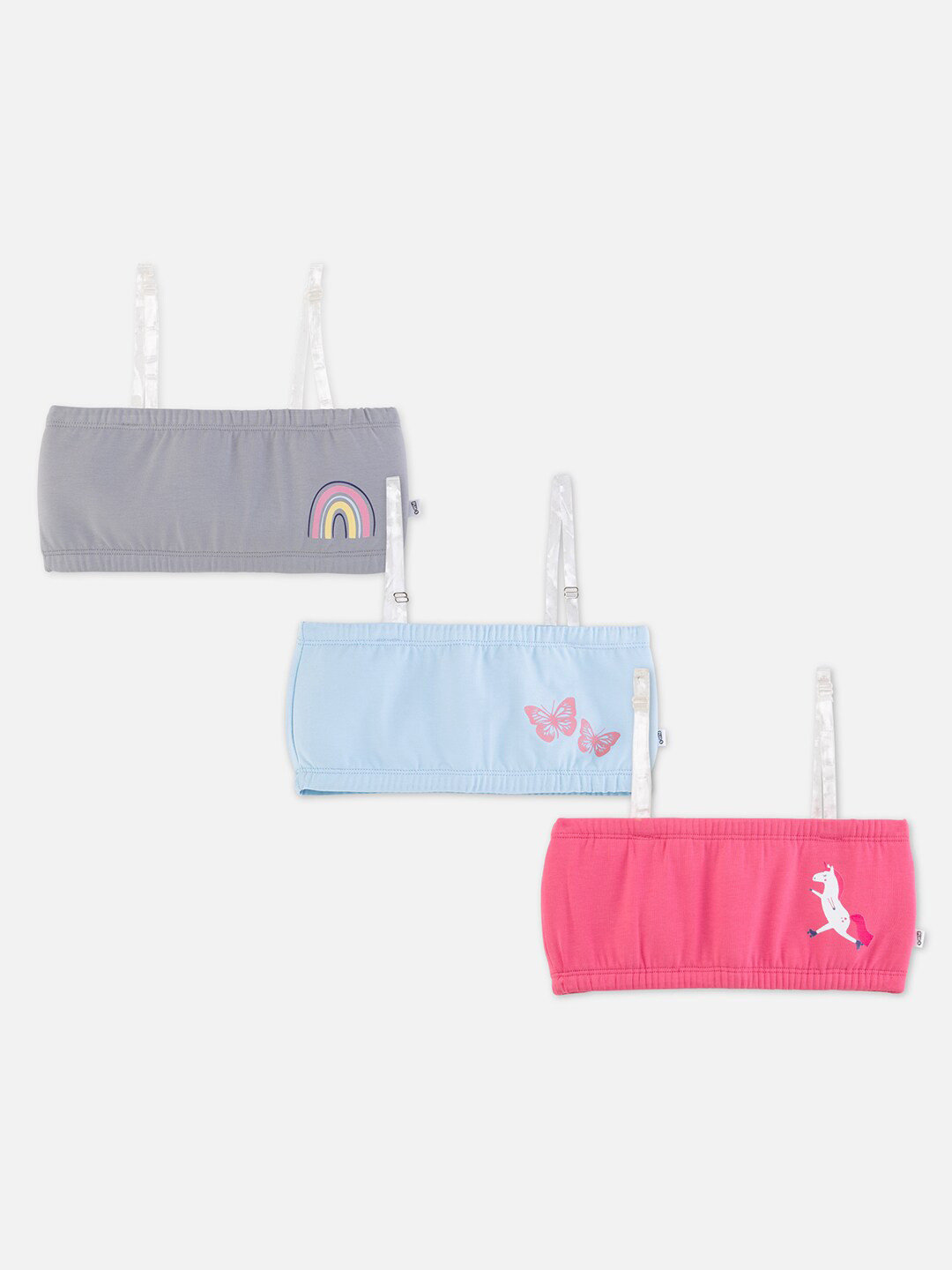 Buy You Got Plan B Pack Of 3 Lightly Padded Tube Bra With Removable ...