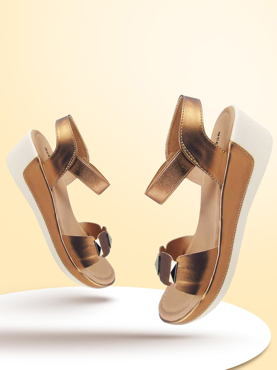 Buy Action Open Toe Synthetic Wedge Heels - Heels for Women 22444842 ...