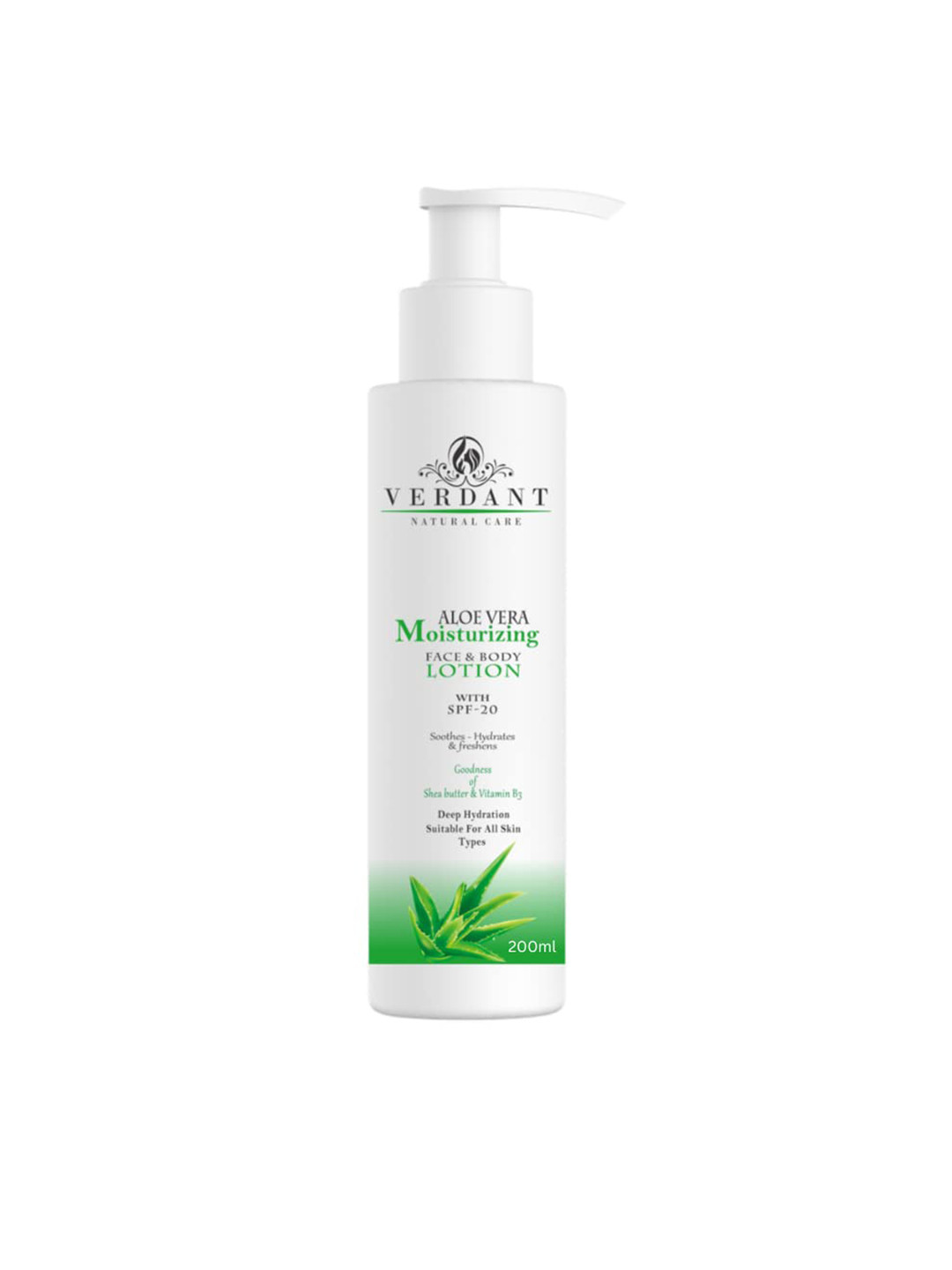 Buy Verdant Natural Care SPF 20 Aloe Vera Body Lotion - Body Cream And ...