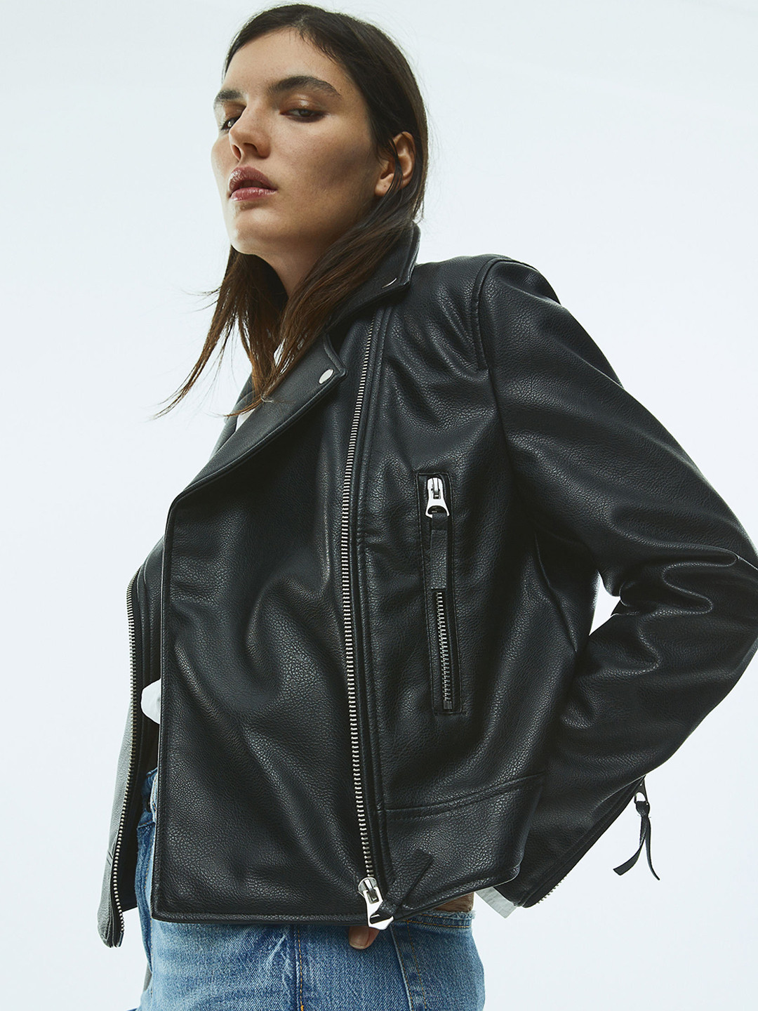 Buy H&M Women Biker Jacket - Jackets for Women 22447398 | Myntra
