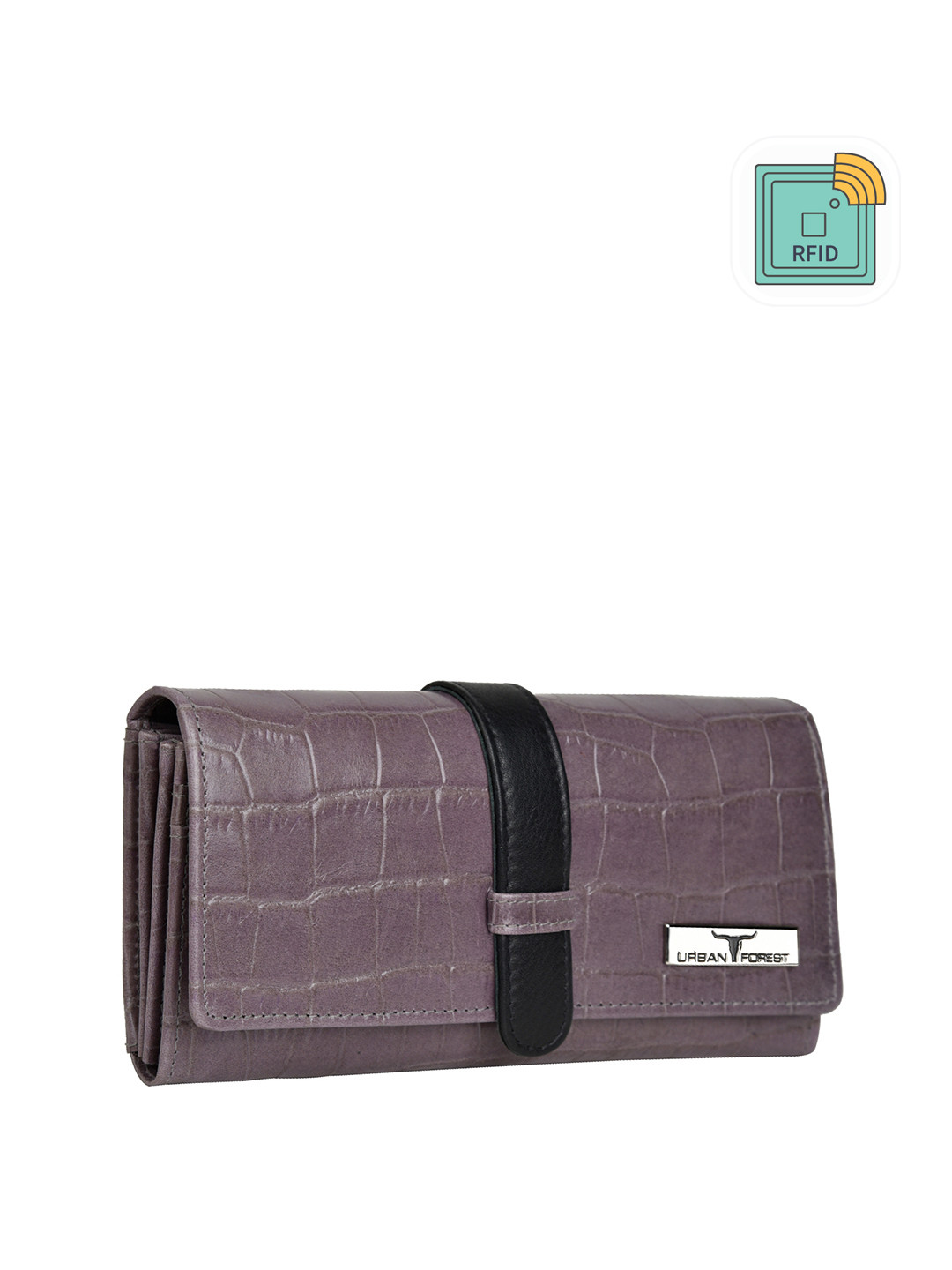 Buy URBAN FOREST Women Textured RFID Leather Two Fold Wallet - Wallets ...