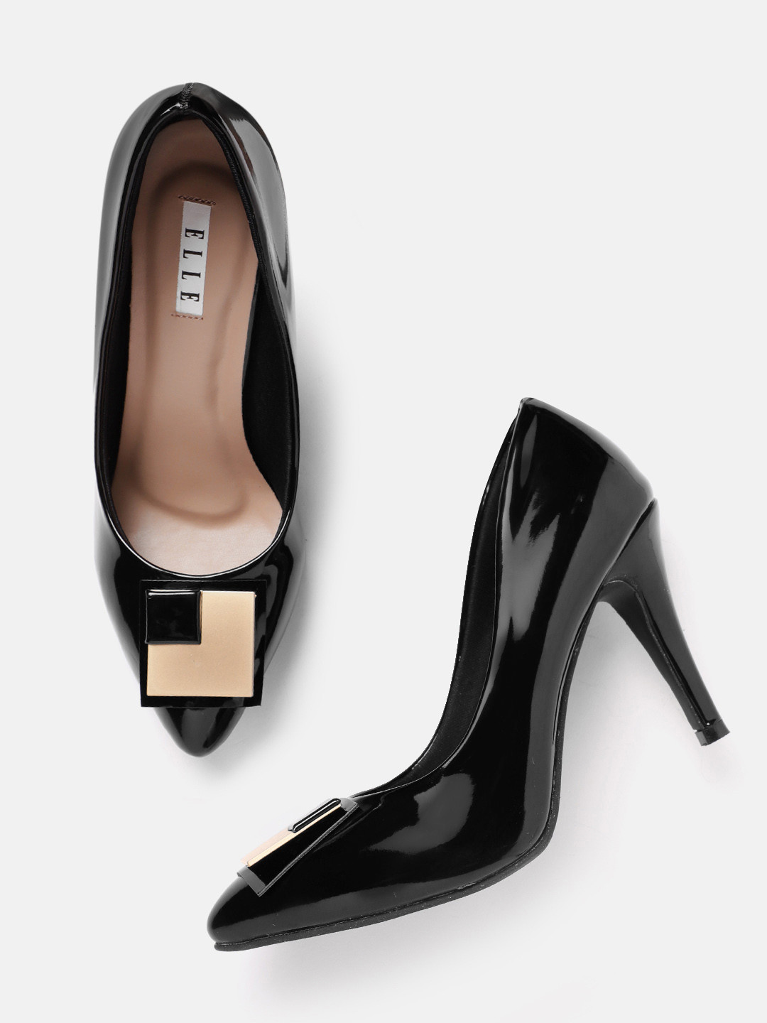 Buy ELLE Stiletto Pumps With Metal Detail - Heels for Women 22455048 ...