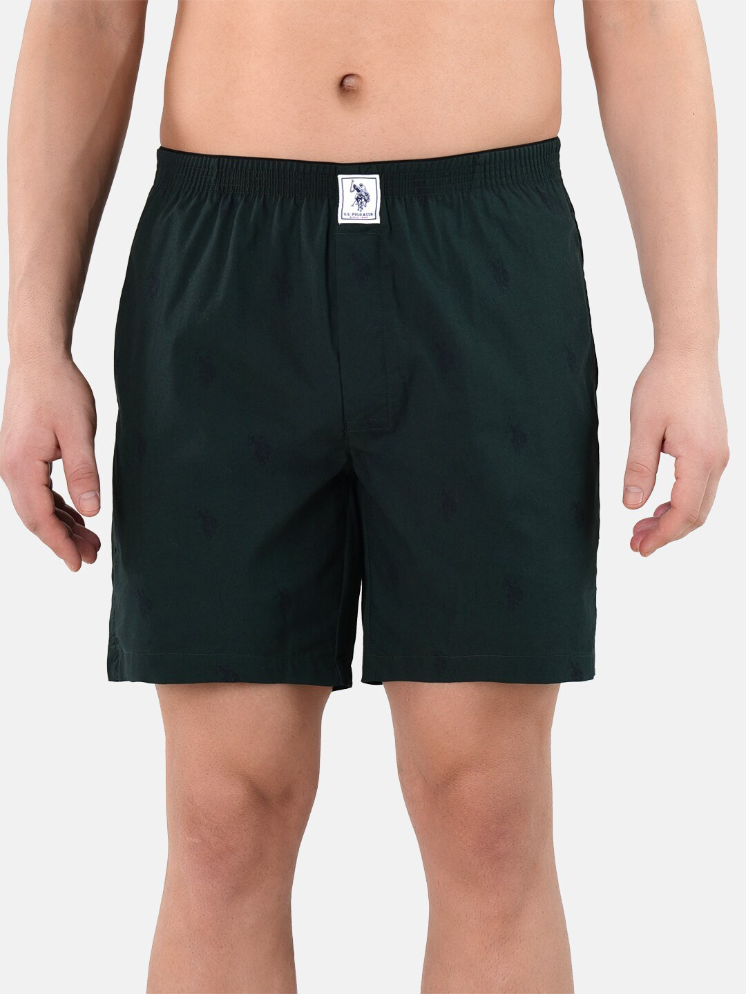 Buy U.S. Polo Assn. Men Brand Logo Detail Pure Cotton Boxers I021 D07 ...