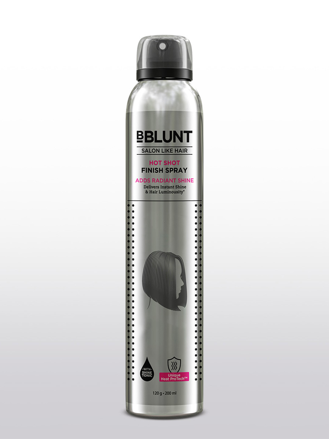Buy BBLUNT Hot Shot Finish Hair Spray For Radiant Shine 200 Ml - Hair ...
