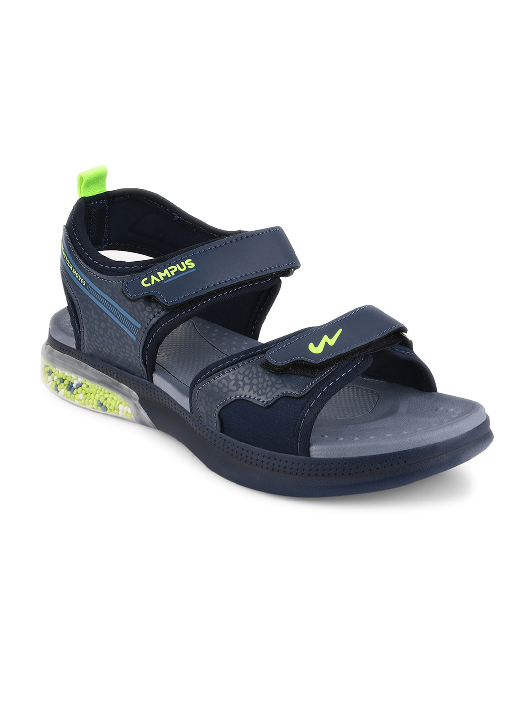 Buy Campus Men Textured Velcro Sports Sandals - Sports Sandals for Men ...