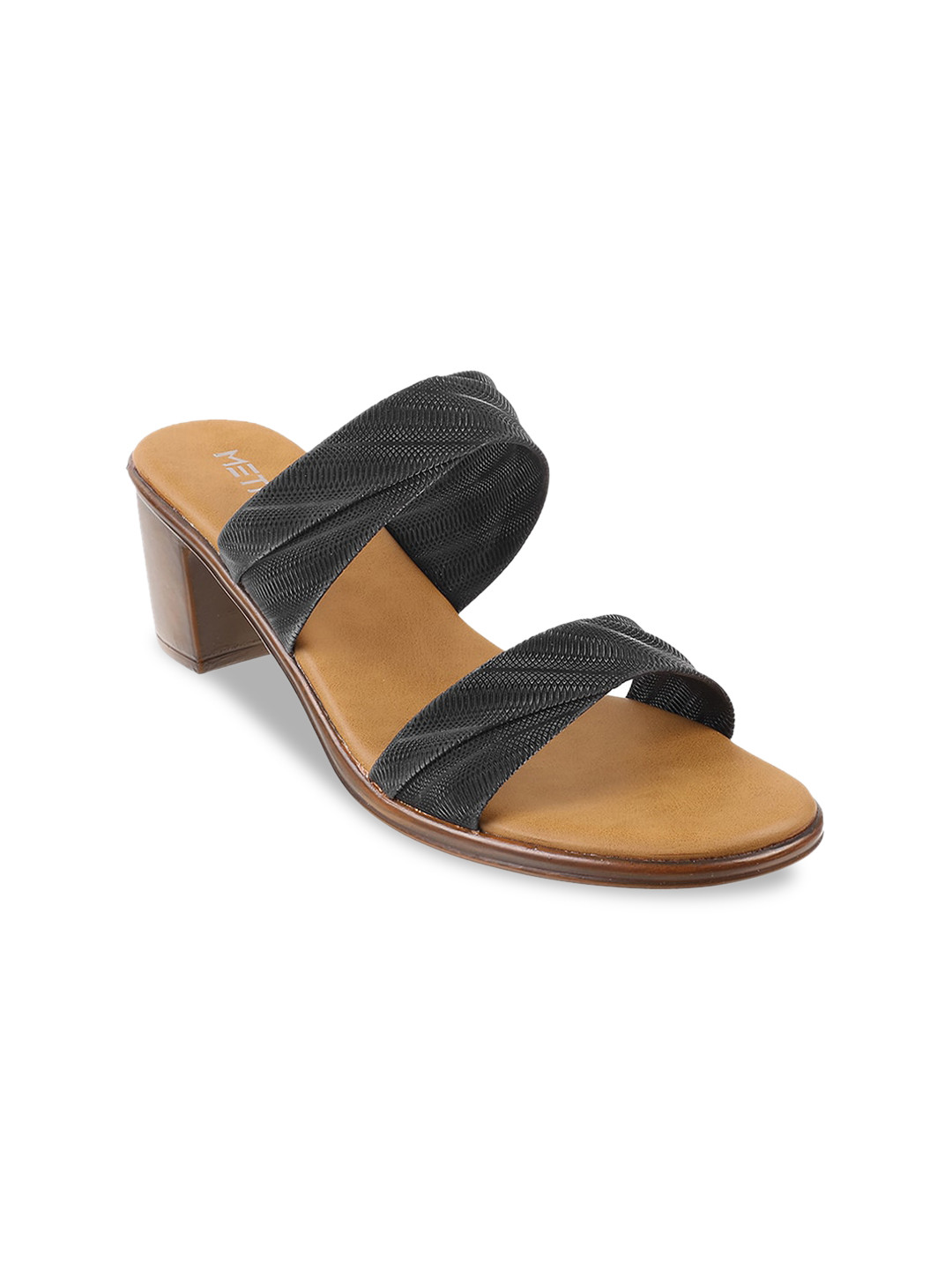 Buy Metro Block Mules Heels - Heels for Women 22475320 | Myntra