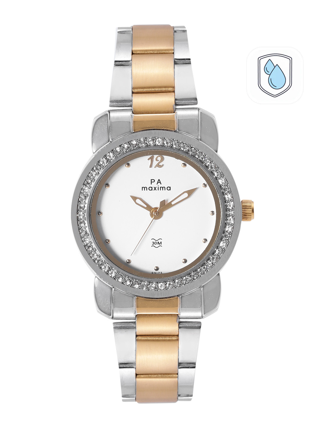 Buy Maxima Women Stainless Steel Bracelet Style Straps Analogue Watch ...