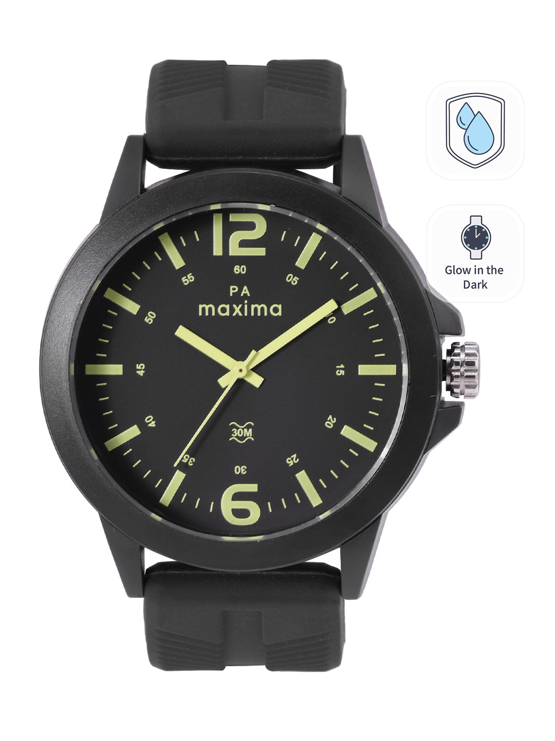 Buy Maxima Men Regular Analogue Watch 58273PPGW - Watches for Men ...