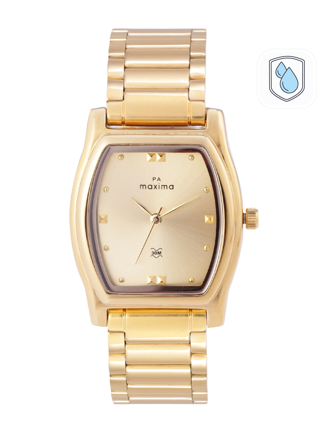 Buy Maxima Men Bracelet Style Straps Waterproof Analogue Watch ...