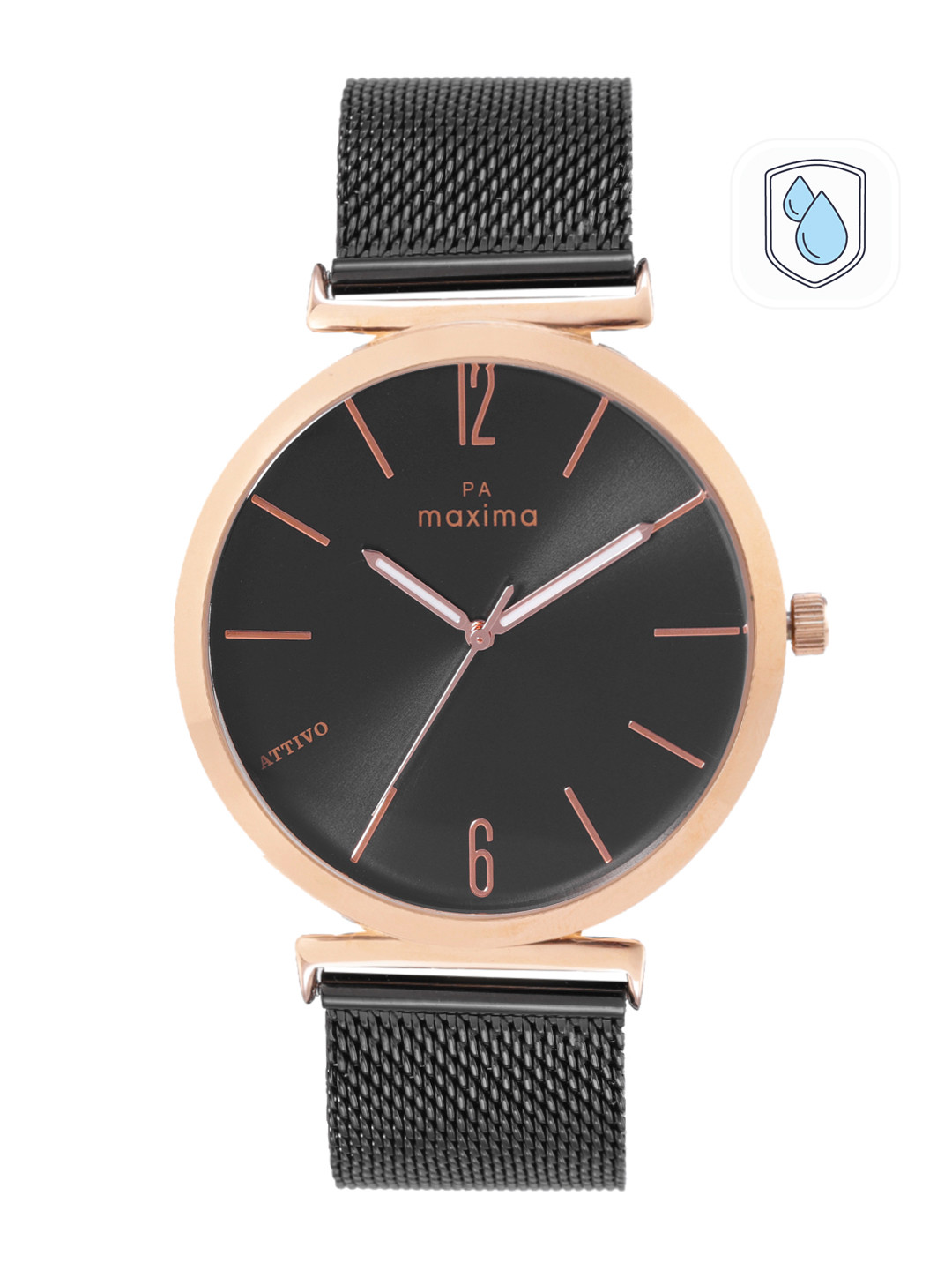 Buy Maxima Men Brass Dial Bracelet Style Straps Analogue Watch ...