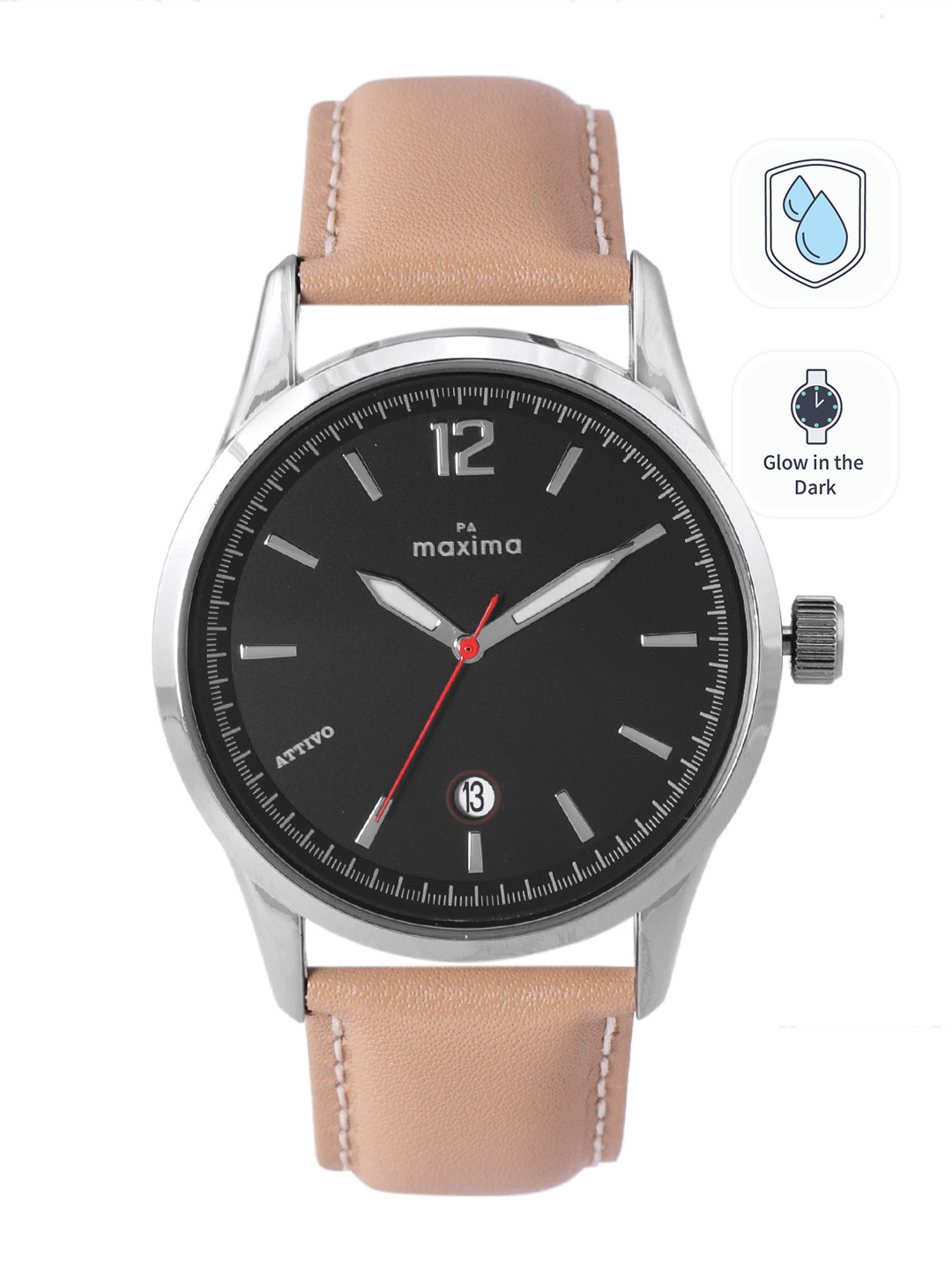 Buy Maxima Men Regular Straps Regular Analogue Watch 58500LMGI ...