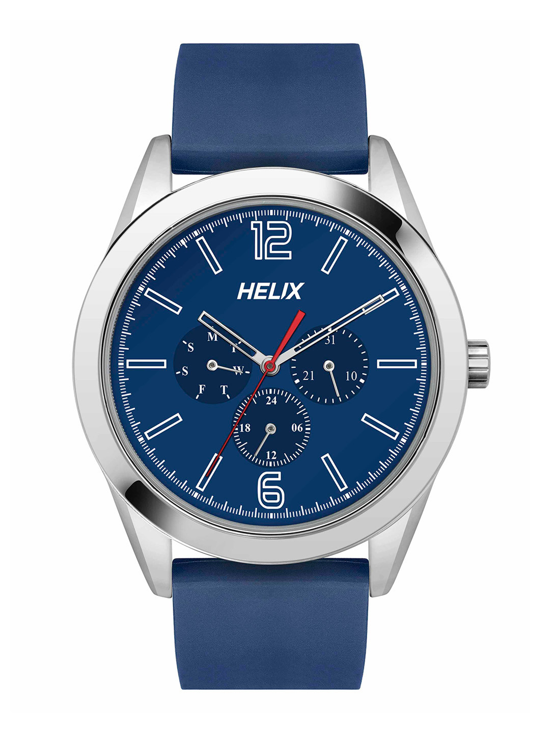 Buy Helix By Timex Blue Round Dial Analog Men's Watch TW031HG19 ...