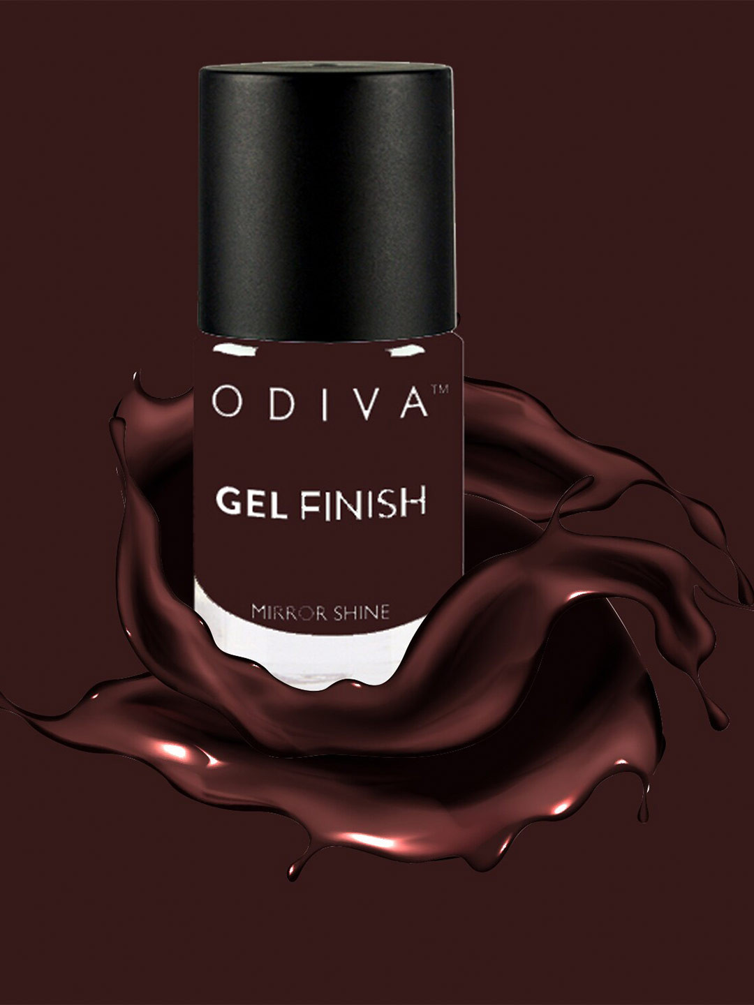 Buy ODIVA Gel Finish Long Wearing Nail Polish 11 Ml Royal Purple Treatment - Nail Polish for ...