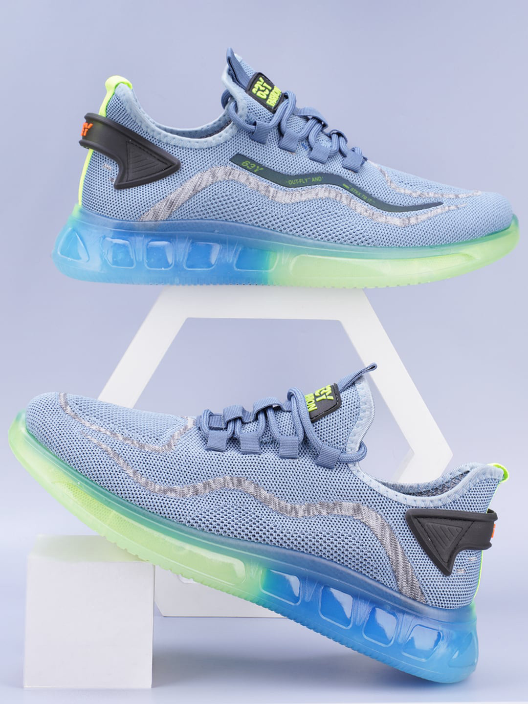 Buy Atom Men Woven Design Mesh Basics Sneakers - Casual Shoes for Men ...