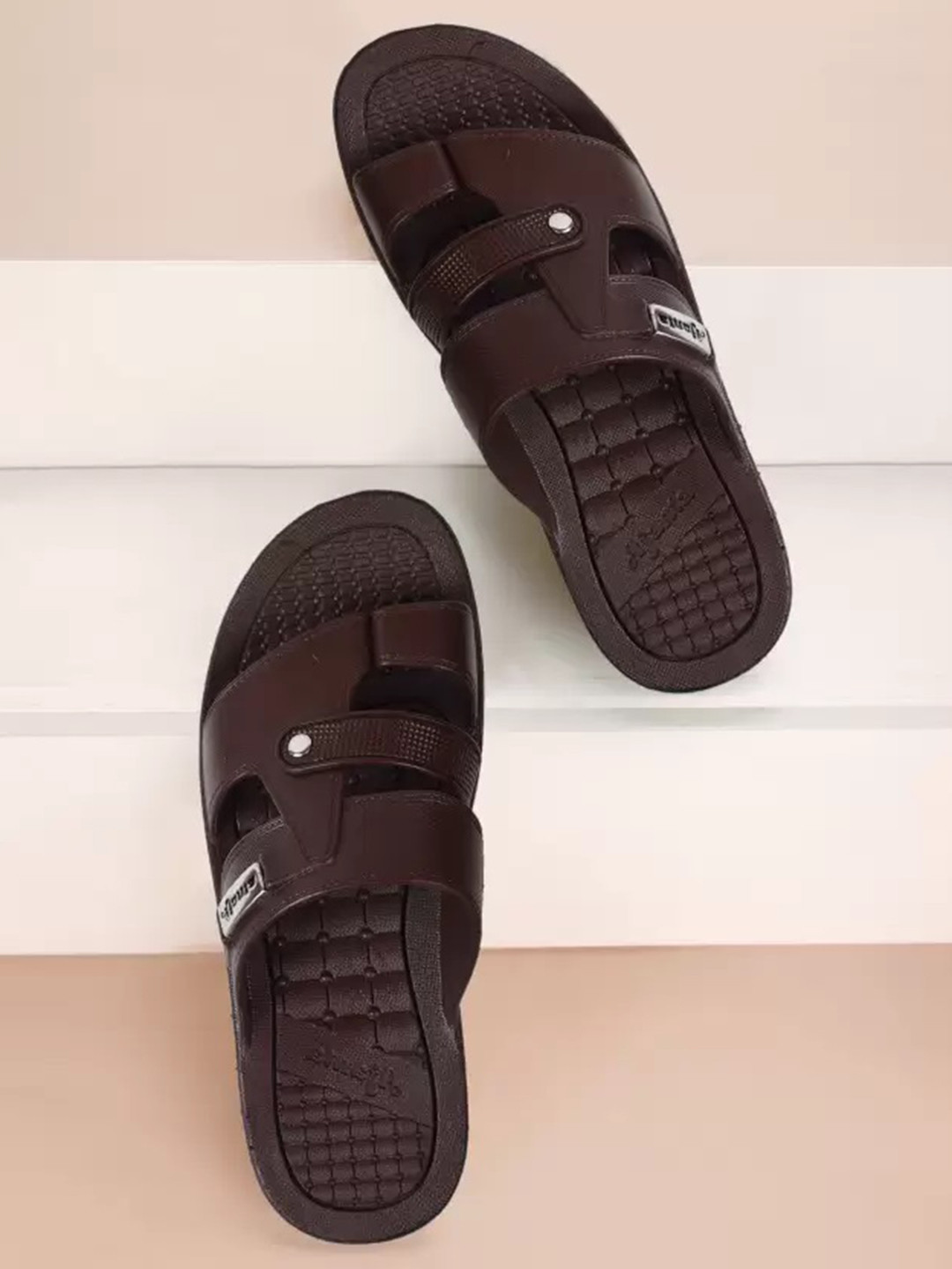 Buy Ajanta Men Textured One Toe Comfort Sandals - Sandals for Men ...