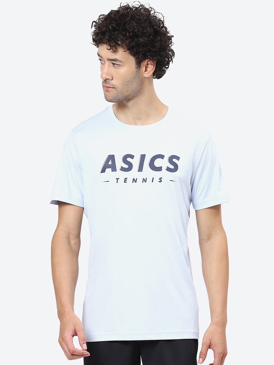 Buy ASICS Typography Printed Round Neck T Shirt - Tshirts for Men ...