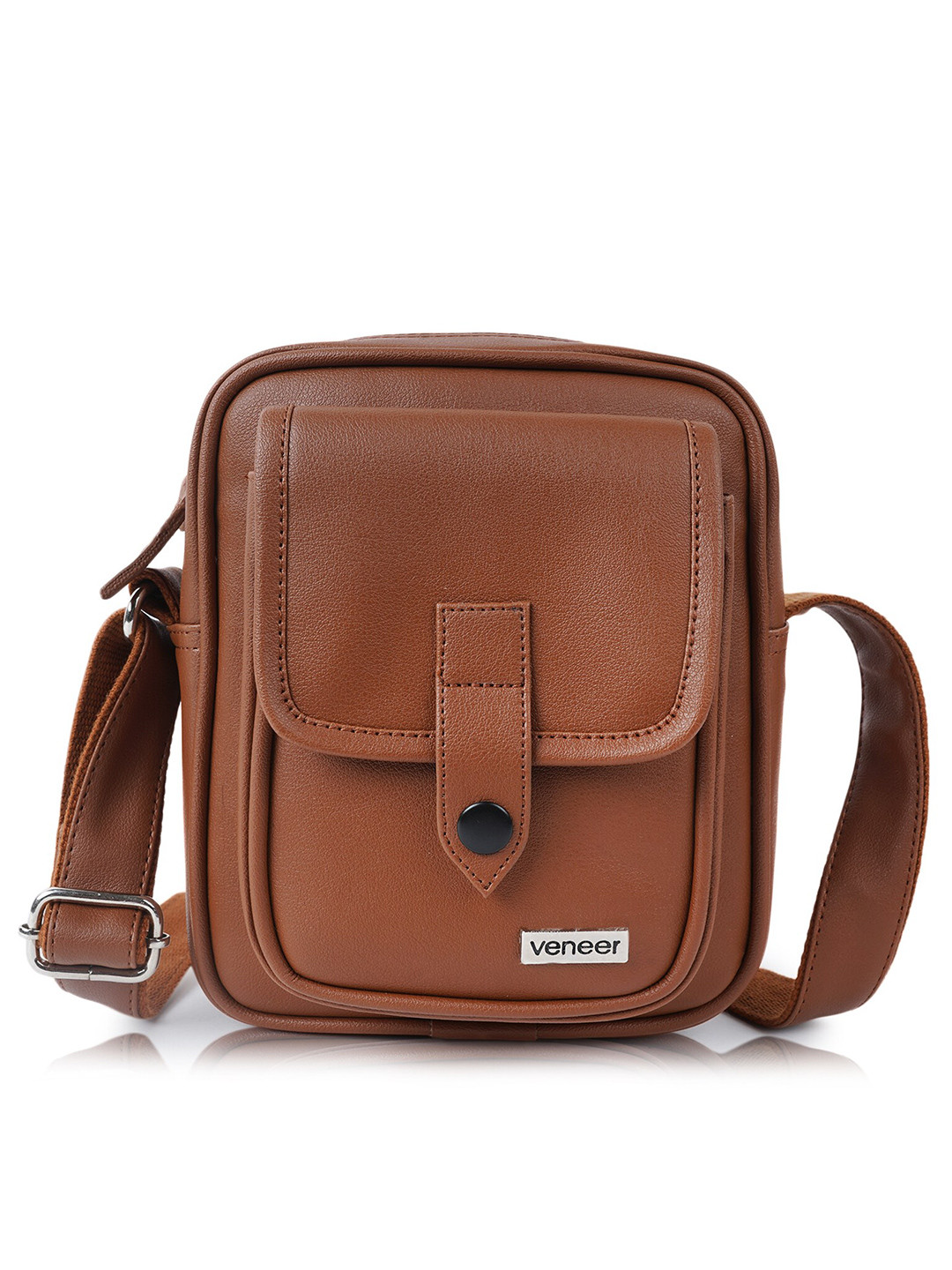 Buy Veneer Men Vegan Leather Sling Bag - Messenger Bag for Men 22515872 ...